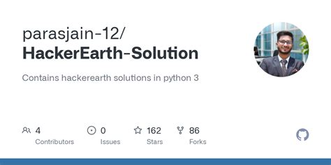 Github Parasjain 12hackerearth Solution Contains Hackerearth