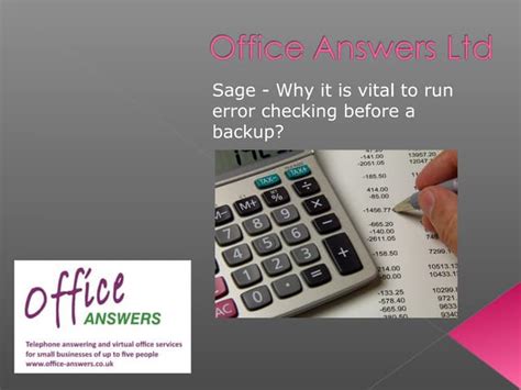 Sage Run Error Checking Ppt