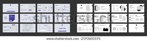 회사 비즈니스 프레젠테이션 템플릿 번들 지침서 스톡 벡터 로열티 프리 2193603191 Shutterstock