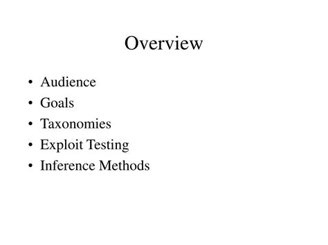 PPT Towards A Taxonomy Of Vulnerability Scanning Techniques PowerPoint Presentation ID