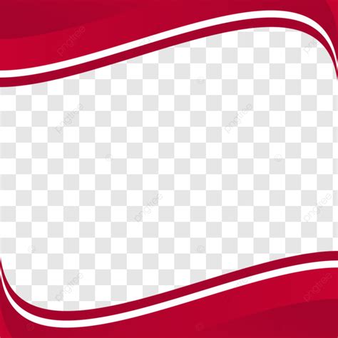 Header And Footer Red Wavy Vector Headers And Footers Letterhead Borders PNG And Vector With