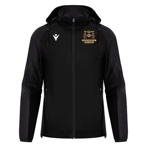 Clough Rangers Fc Fleece Lined Rain Jacket Stashshop