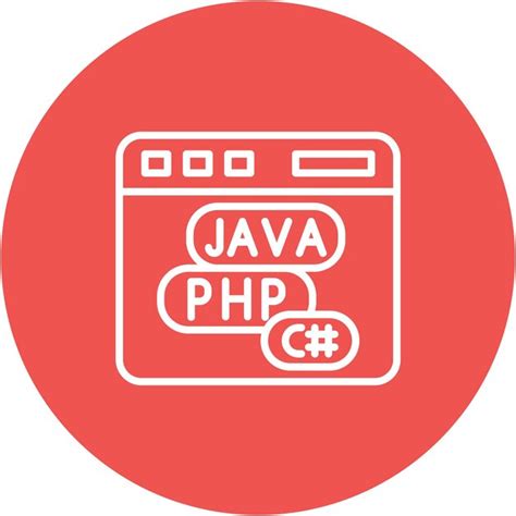 Premium Vector Coding Language Vector Illustration Style