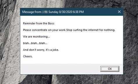 Windows Tip To Broadcast Messages To Other Computer Users