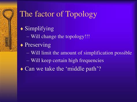 ppt controlled topology simplification voxel based object