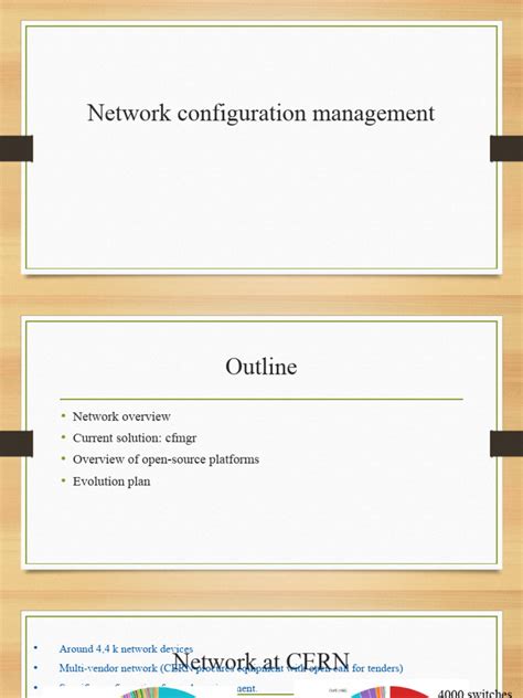 Network Configuration Automation At Cern Pdf Computer Network