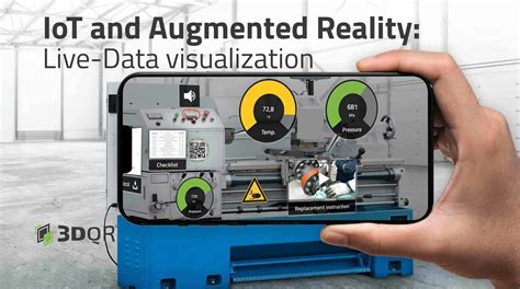 iot and augmented reality live data visualization 3dqr