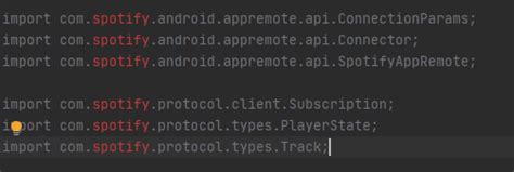 Java Setting Up Spotify API In Android Studio Stack Overflow