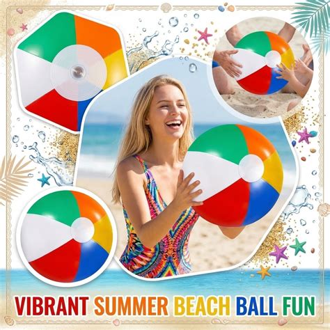 1pcs 20 Inch Rainbow Beach Ball Inflatable Swimming Pool Toys Beach