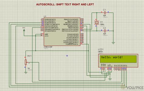 Autoscroll String Shift Left And Right With Arduino Youspice