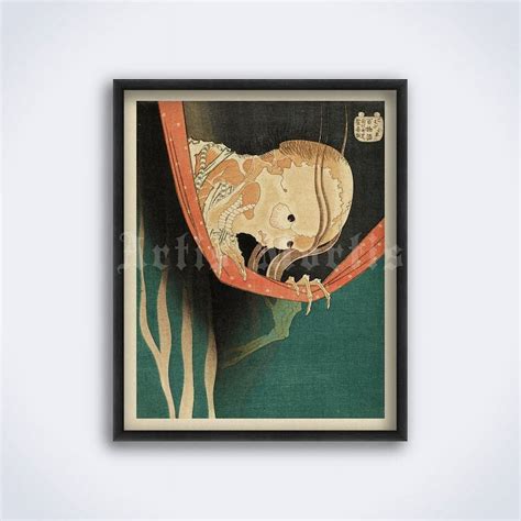 Poster The Ghost Of Kohada Koheiji Vintage Japanese Print Dark Folk