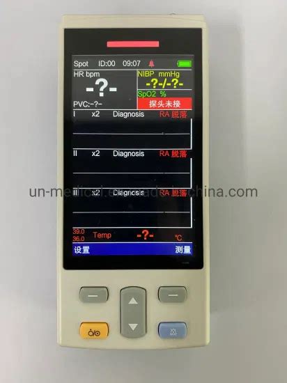 Pc200 Ecg Spo2 Nibp Temp Moniter Ekg Monitor Portable Handheld Ecg Monitor Ekg Monitor