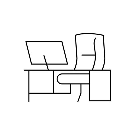 Workplace Thin Outline Icon Design Good For Website And Mobile App 45940139 Vector Art At Vecteezy