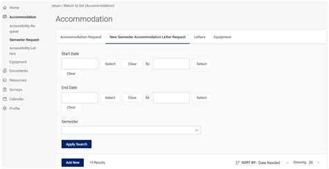 Accommodation Letter Request Process Accessability Services