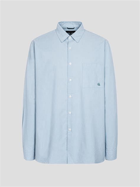 빈폴 멘 [green] 옥스포드 포켓 오버 셔츠 스카이 블루 위시버킷