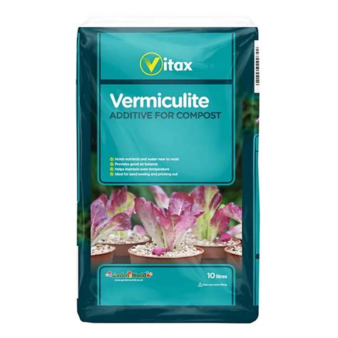 Vitax Vermiculite Additive Compost 10l Diy At Bandq