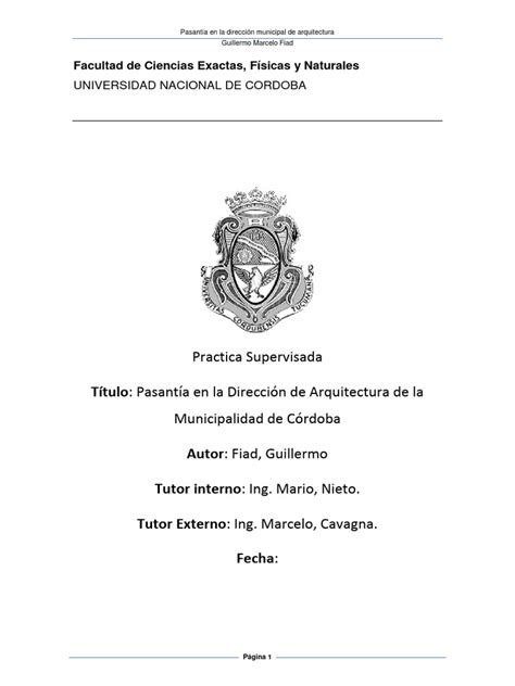 Ps Guillermo Fiad 3ra Correccion Pdf Hospital Hormigón
