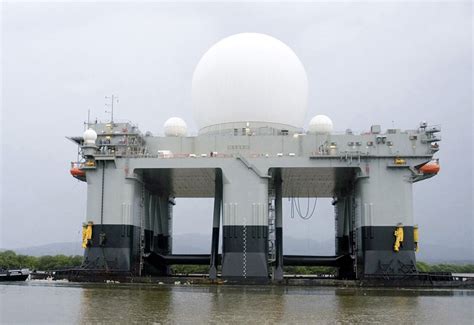 Sea Based X Band Sbx 1 Self Propelled Ocean Going Radar Station