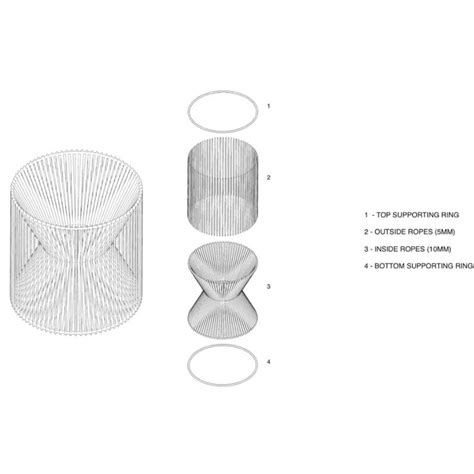 Exploded Axonometric Drawing Of A Lamp Designed By Jess Franklin In 2025 Design Lamp Design