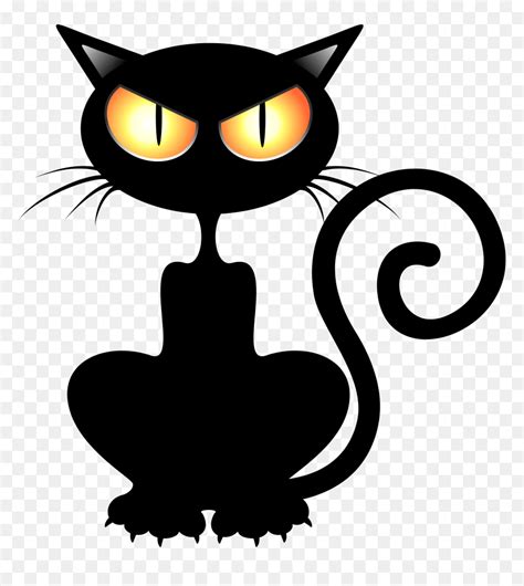 Halloween Black Cat Clip Art