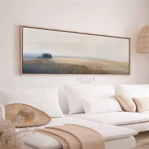 Horizontal Abstract Wall Art Etsy