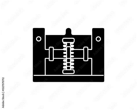 Poster Creative Details Electrical Relay Icon Vector Illustration Wall Art Ukposters