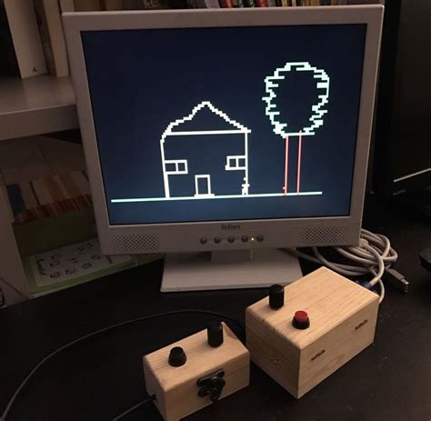 Etch A Sketch On A VGA Monitor Using Arduino Embedded Lab