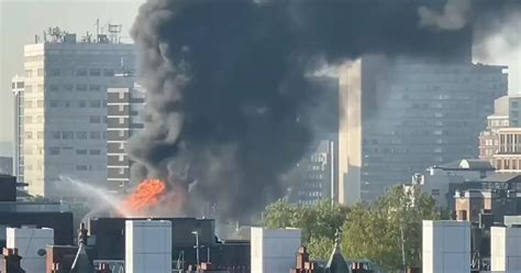 Westminster Explosion Chaos As Flames Erupt And 100 Firefighters