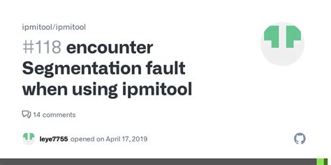 Encounter Segmentation Fault When Using Ipmitool Issue Ipmitool Ipmitool GitHub
