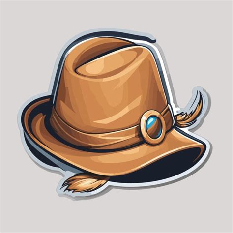 Premium Vector Detective Hat Cartoon Vector
