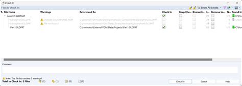 Solidworks Settings For Pdm File Import