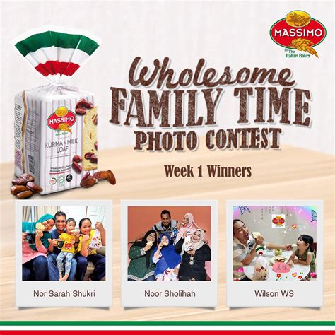 Massimo Bread Congratulations To All Week 1 Winners On