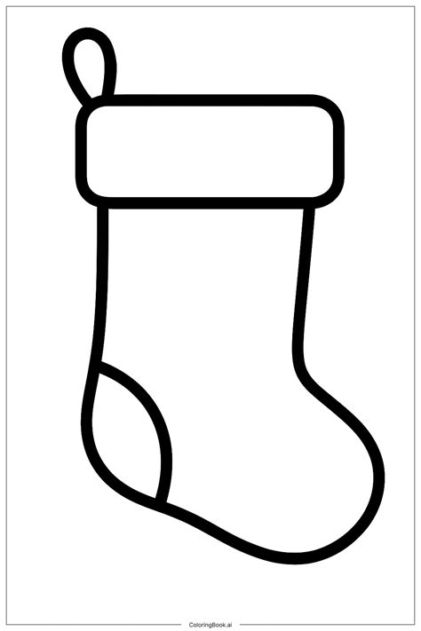 42 Stocking Coloring Pages Free Pdf And Png Printables