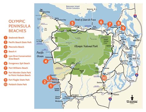 Navigating The Beauty Exploring The Washington State Coast Map