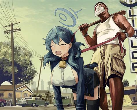 Kai Xin Ako Blue Archive Doodle Sensei Blue Archive Franklin Clinton Sensei Blue