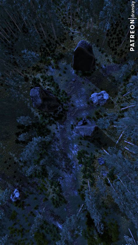 Druid Stone Circle Dnd Battlemap Red Artofit