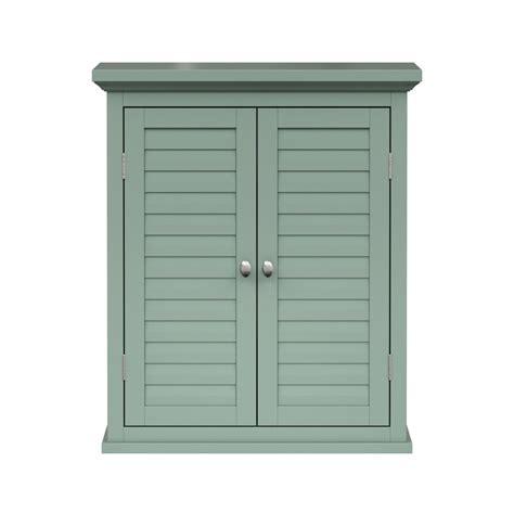 Teamson Home Wandschrank 2 Türen Salbeigrün Glancy Lamellenoptik Kaufen