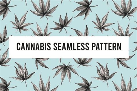 Cannabis Digital Paper Weed Pattern Graphic By Arts And Patterns
