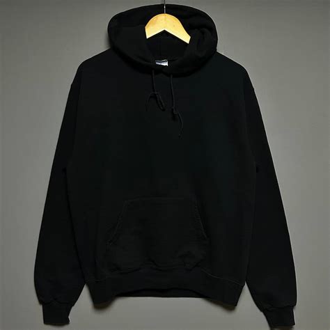 L 챔피온 검정 후드티 후루츠패밀리