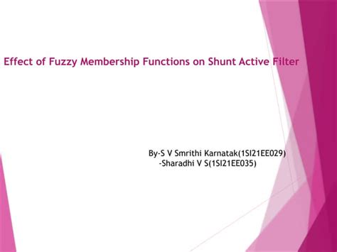 comprehensive shaf fuzzy membership functions1 pptx