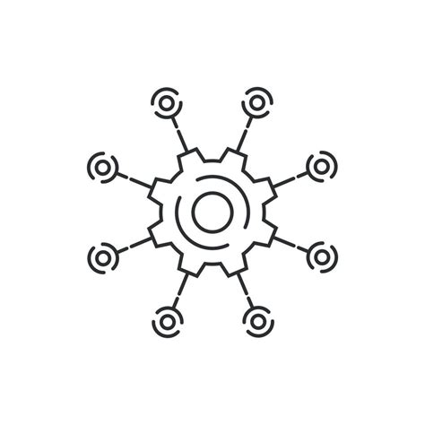 Api Icon In Flat Style Software Integration Vector Illustration On