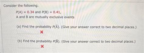 Solved Nsider The Following Pa034 And Pb041 A And
