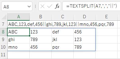 TEXTSPLIT Function Split Text Into Cells By Specifying A Delimiter Microsoft Excel Kaizen