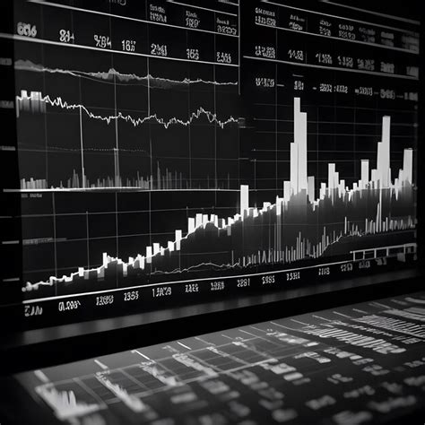Dynamic Data Showcase Using Glowing Bar Charts And Graphs Generative Ai