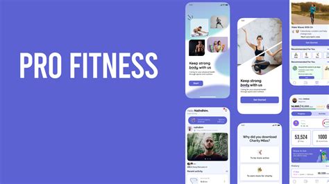 Sports And Health Monitor App Figma