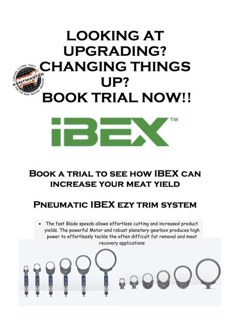 BOOK A TRIAL WITH IBEX And View Videos Kentmaster Australia
