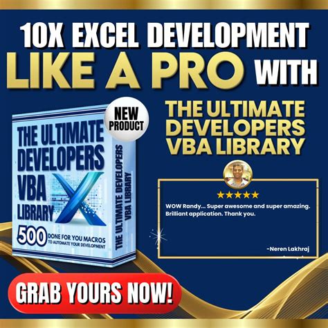Randy Austin On Linkedin Vbarevolution Exceldevelopment Codingmagic Ultimatelibrary