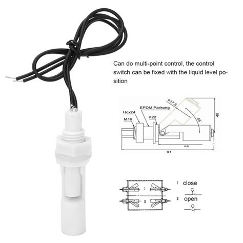 Liquid Float Switches Water Level Sensor Switch Pp Plastic For Solar Energy Lazada Ph