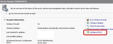 How To Turn Off Ie Enhanced Security Configuration