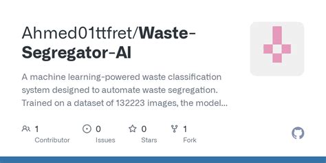 GitHub Ahmed Ttfret Waste Segregator AI A Machine Learning Powered Waste Classification